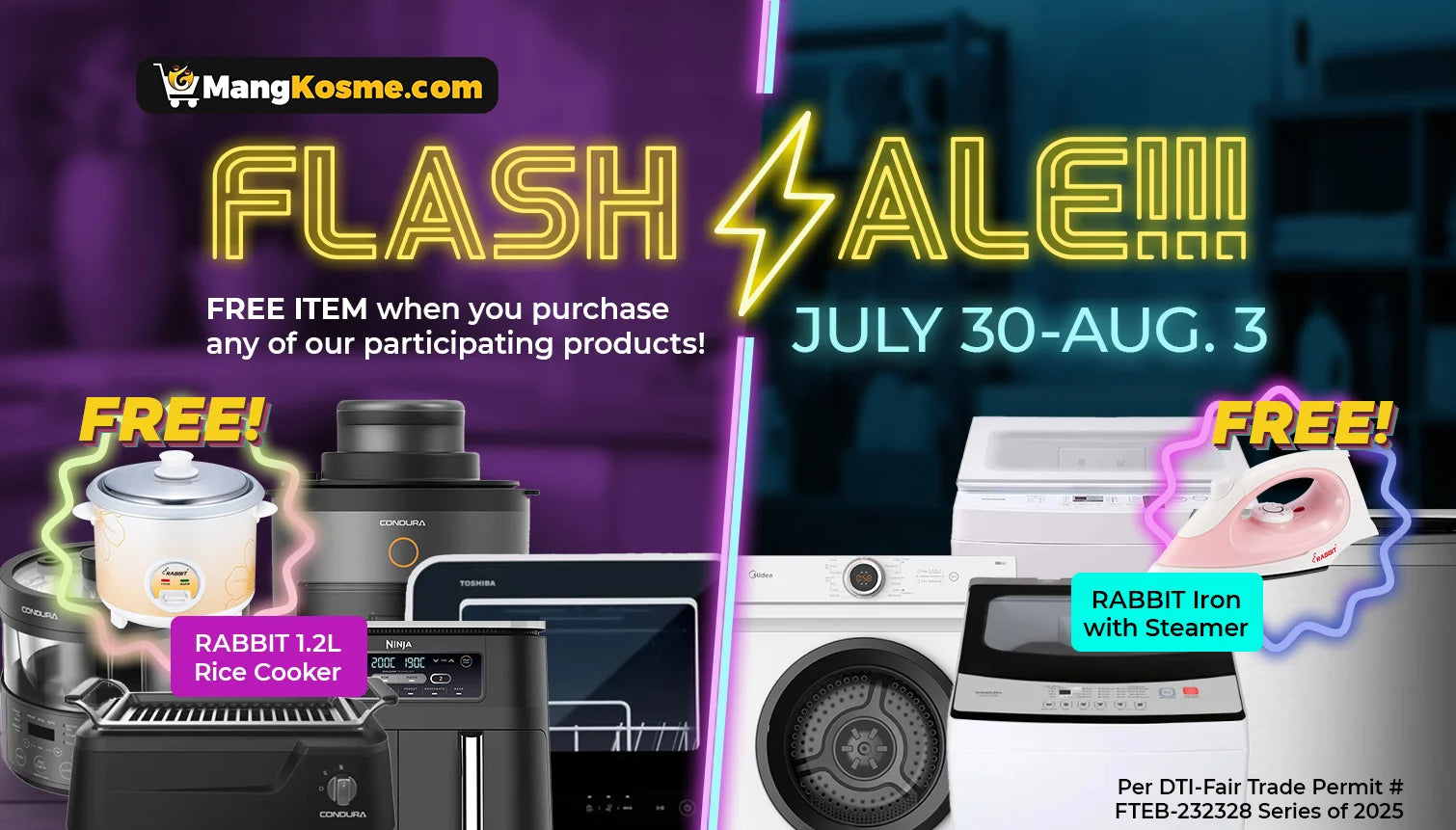 Mang Kosme: Your Home Appliances Warehouse Sale Partner!